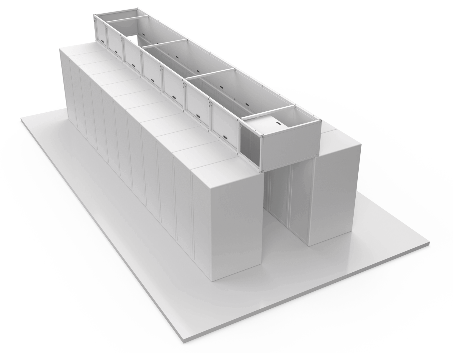Standing Hot Aisle Containment | Enoc System